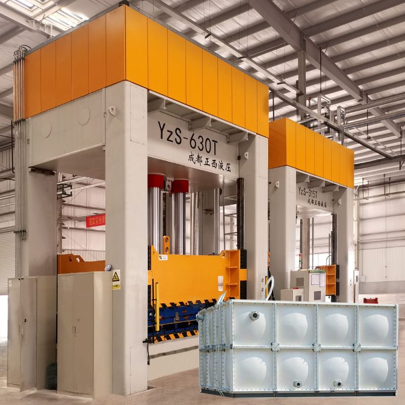 China GRP Water Tank Panel Hydraulic Press Machine Manufacture and ...